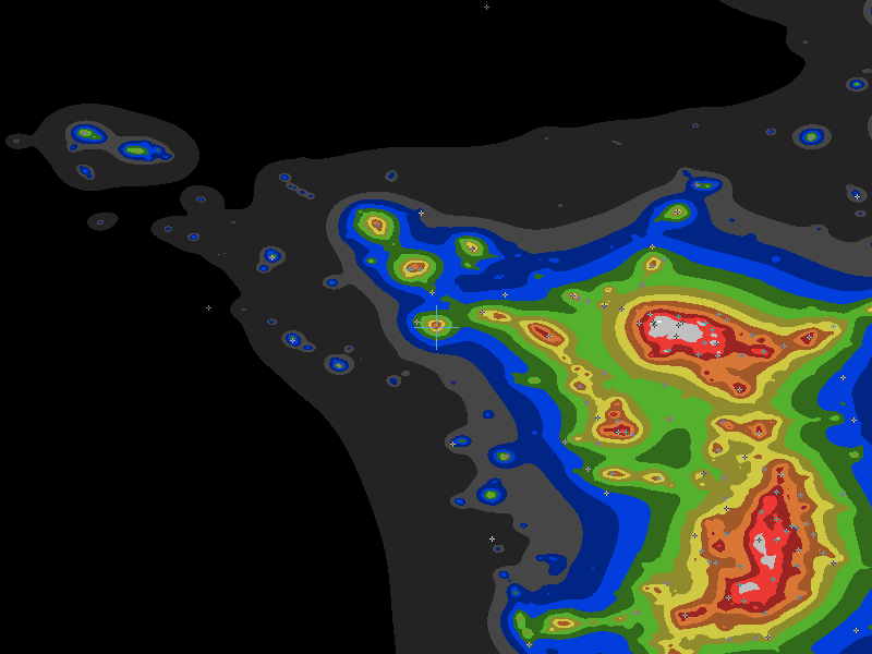 Light Pollution Map Florida